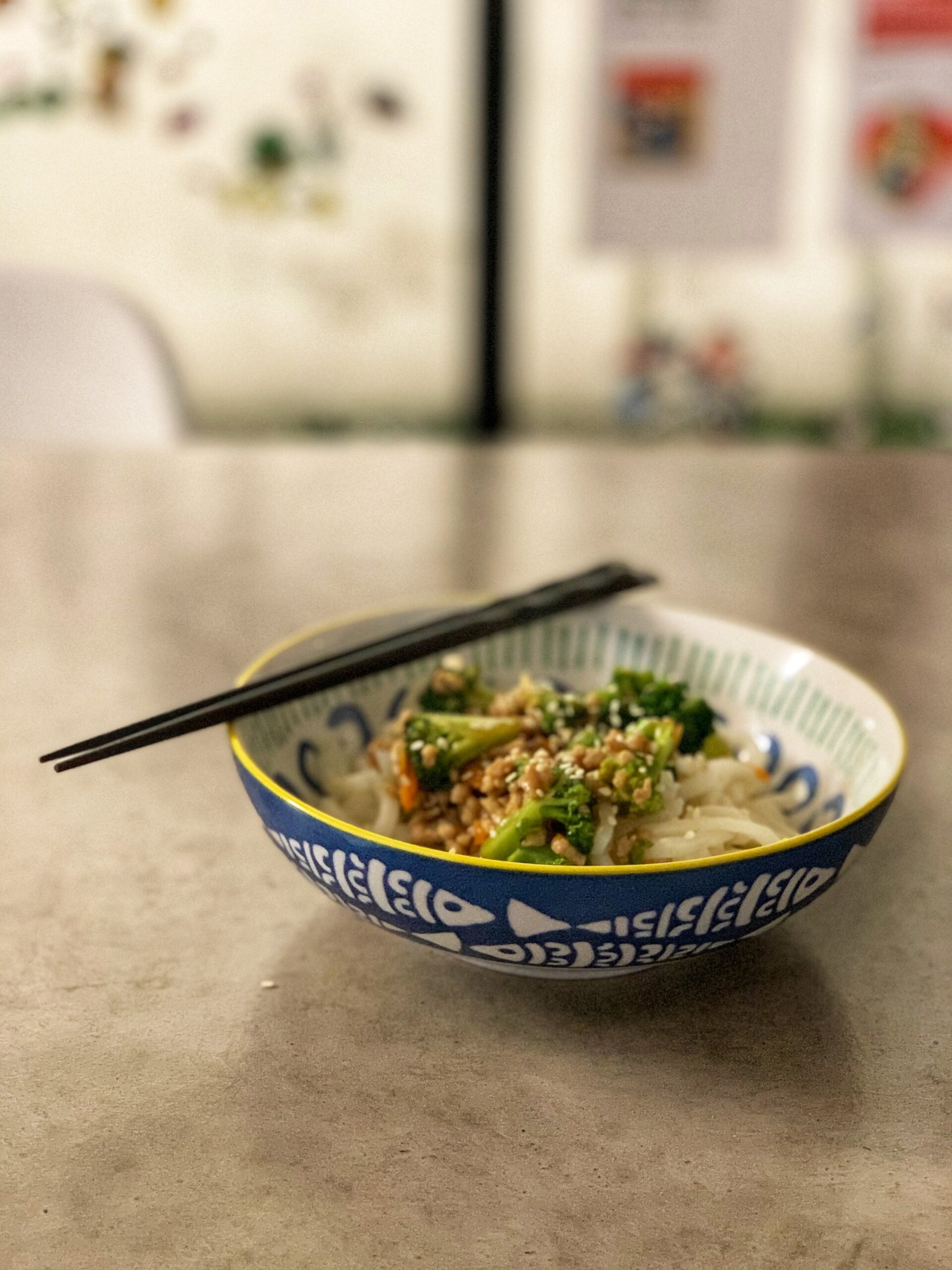 Udon Noodles with Minced Pork & Broccoli | The Sudden Cook